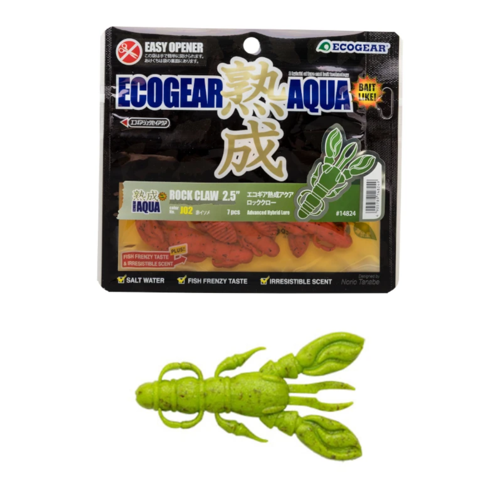 Vinilo EcoGear Jukusei Aqua Rock Claw 2.5'' – Royal Fishing